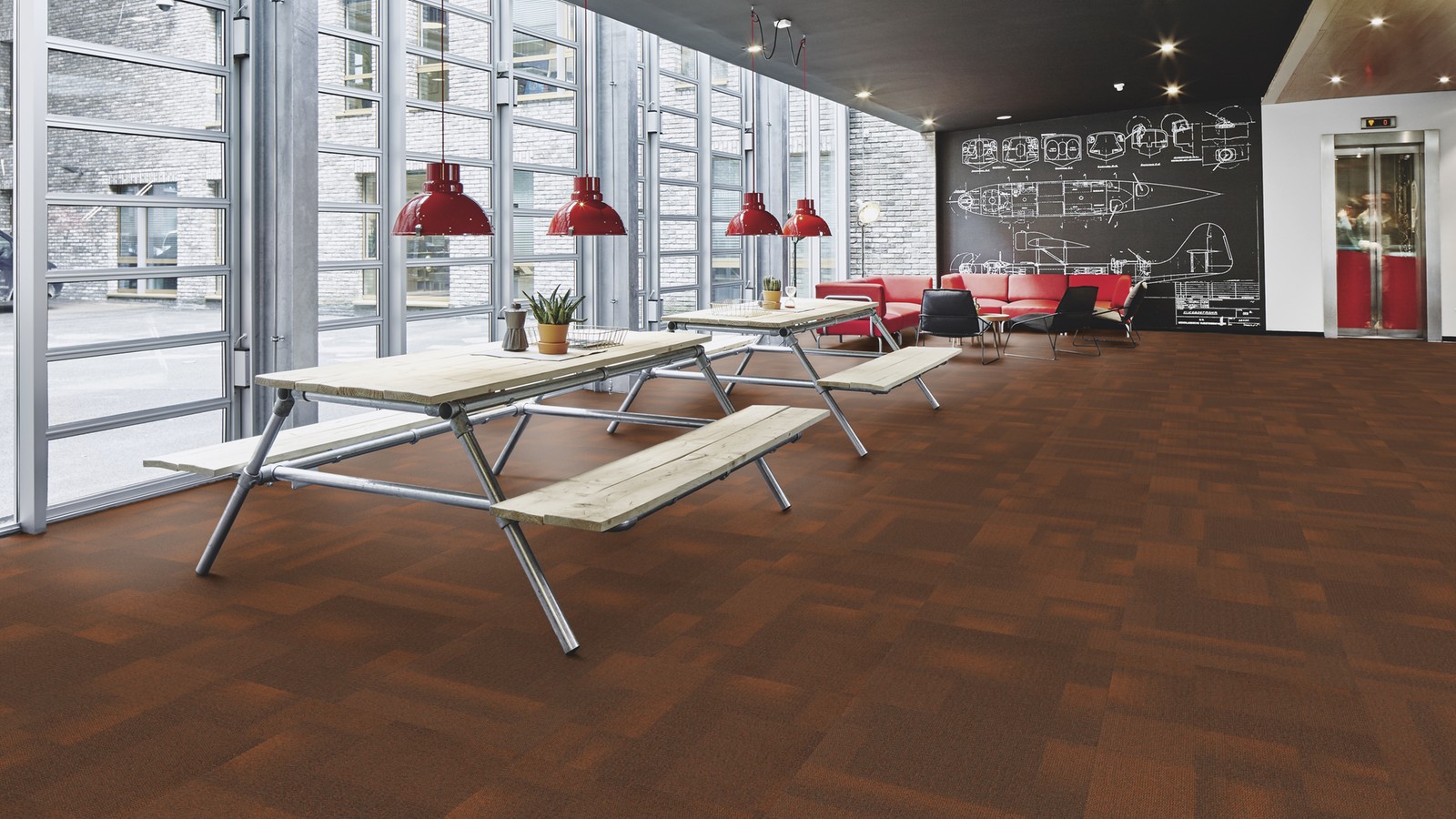 Forbo Tessera Mix - Iron 960 | Safety Flooring UK